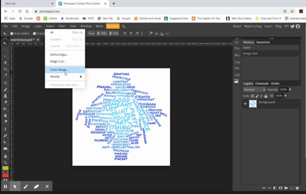 The Helpful Art Teacher: Introduction to Photopea on Chromebook: "What ...