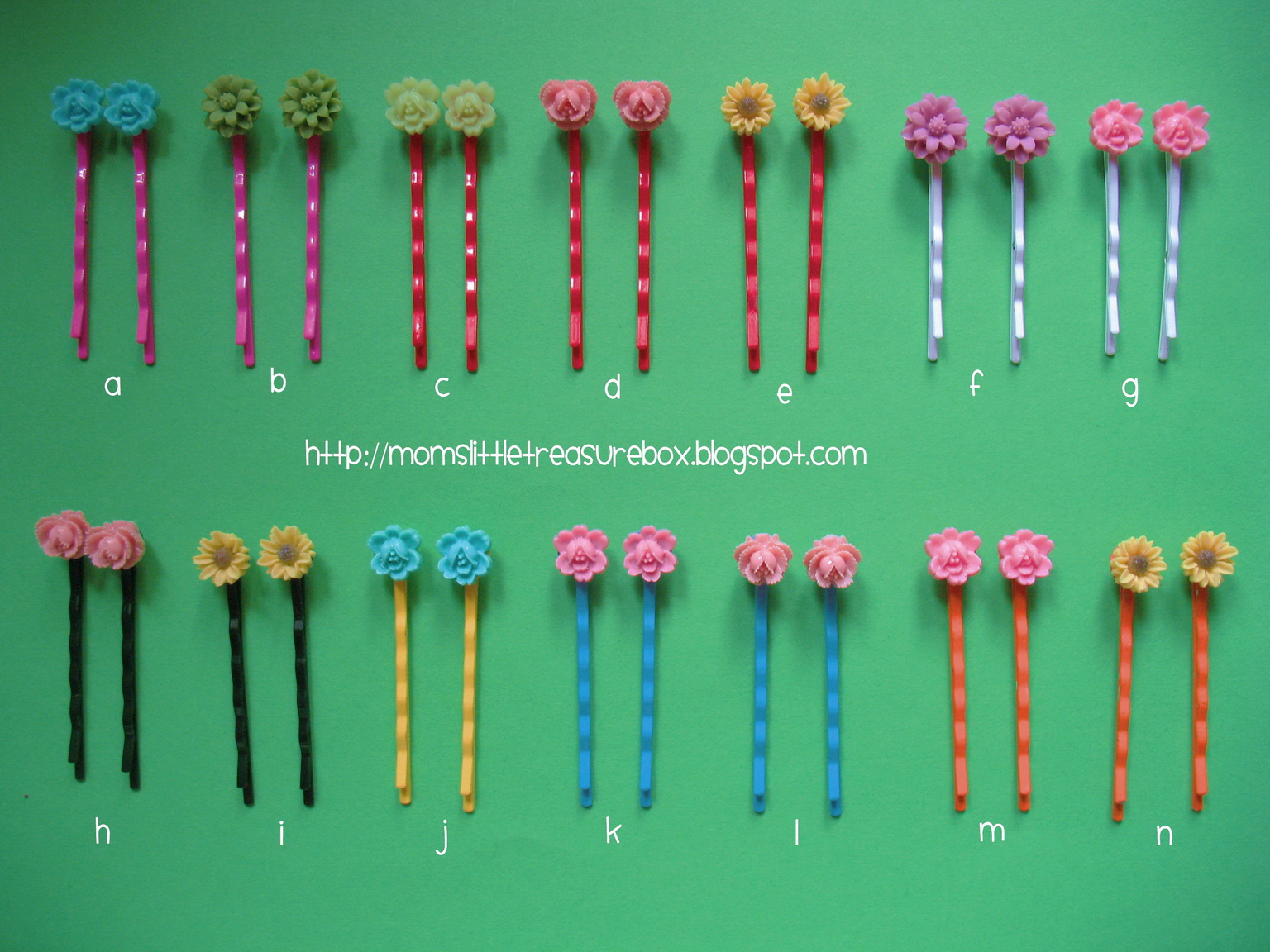 Mom's Little Treasure Box: Handmade Hair Pins