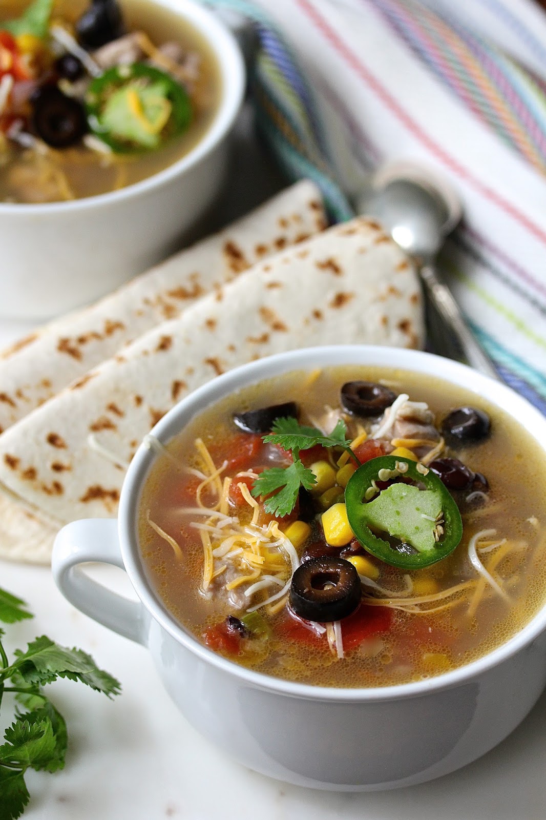 Tex-Mex Chicken Soup | Karen's Kitchen Stories