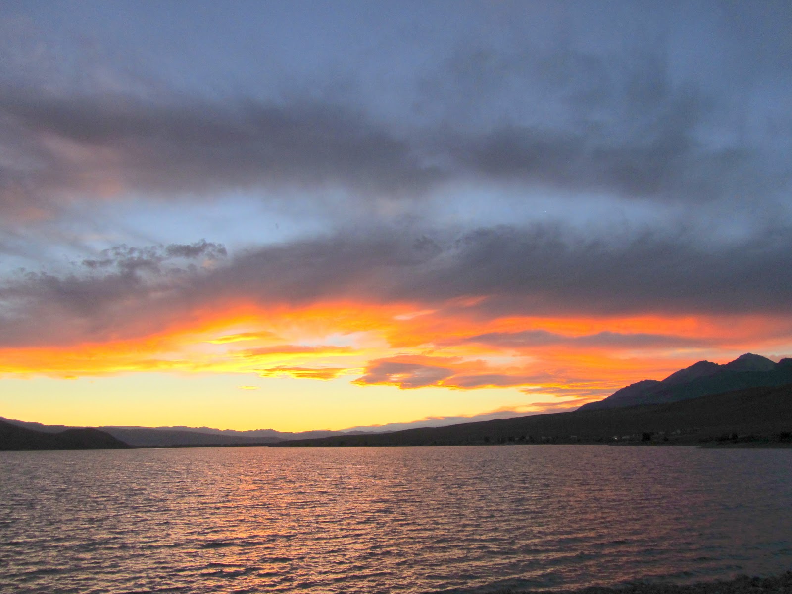 Keeping Focused: Mackay Reservoir Sunset