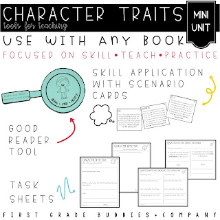 Character Traits Detective | First Grade Buddies