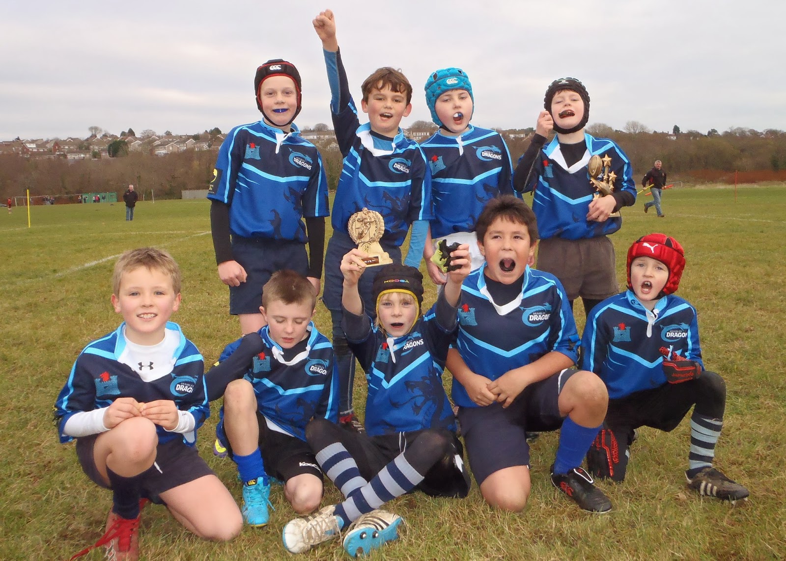 Mumbles Dragons Under 11's Rugby Team: Dunvant V Dragons. (Away). 24/11/13.