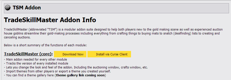 TradePrincess: Trade Skill Master: Introduction
