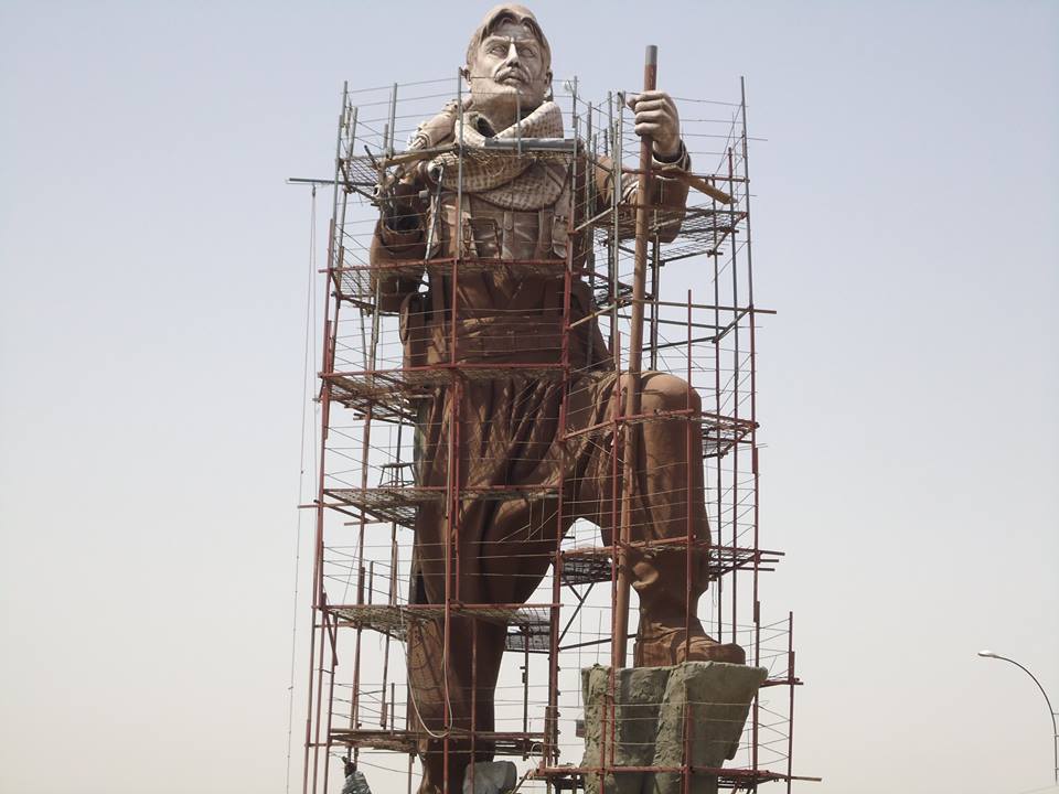 kurdistanart: Peshmerga statue in Kirkuk south of Kurdistan پەیکەری ...