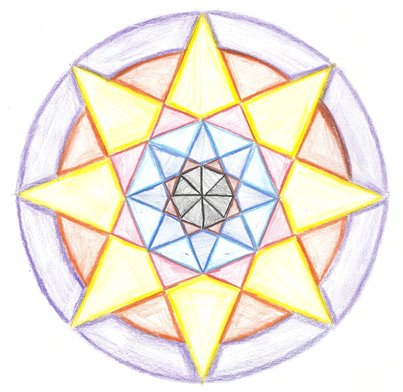 EDUCACIÓN PLÁSTICA Y VISUAL: POLÍGONOS ESTRELLADOS