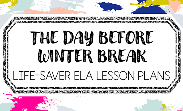 Brain Waves Instruction: Day Before Winter Break ELA Plans