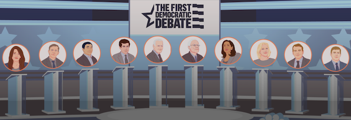 jobsanger: The Podium Positions For The First Democratic Debates
