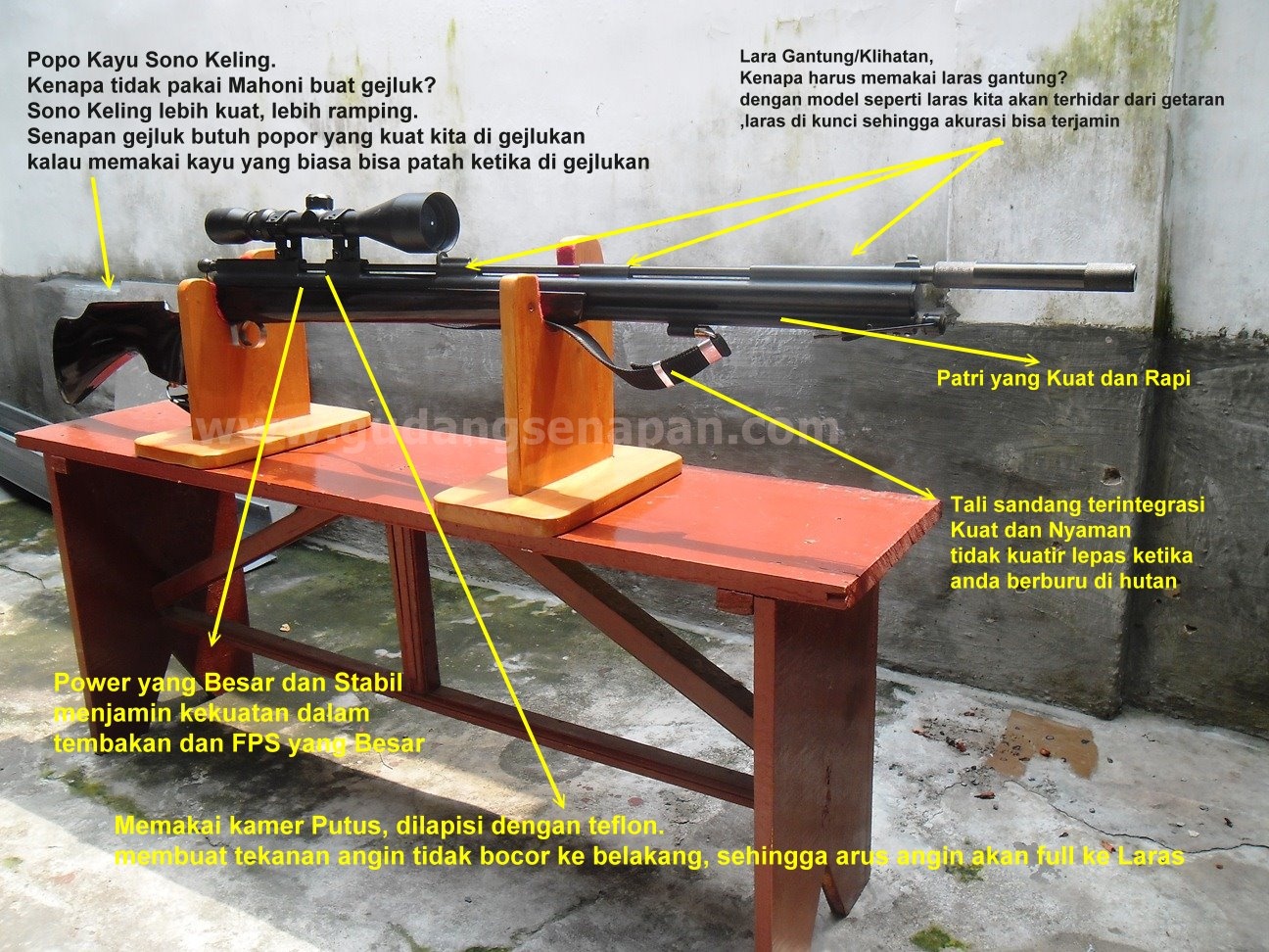Senapan Gejluk Air Gun | Setiawan Sport