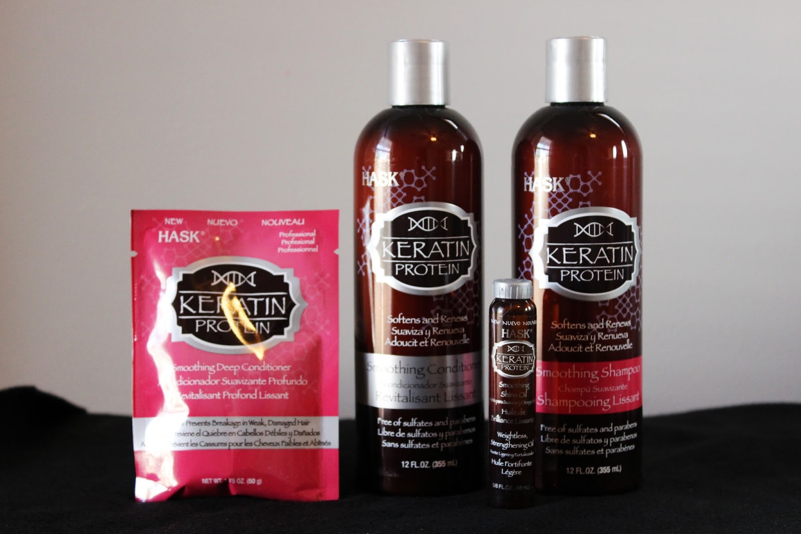 Glazed Over Beauty: Hask Keratin Smoothing Hair Care Collection