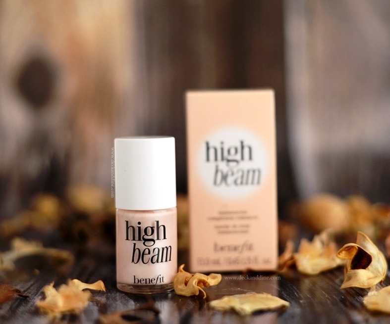 Benefit Cosmetics High Beam Liquid Face Highlighter Review, Swatches ...