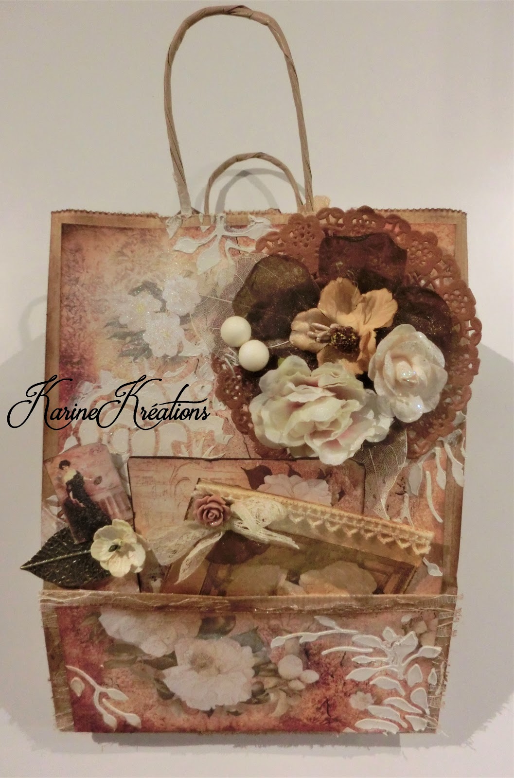 TUTO décoration de sac en craft