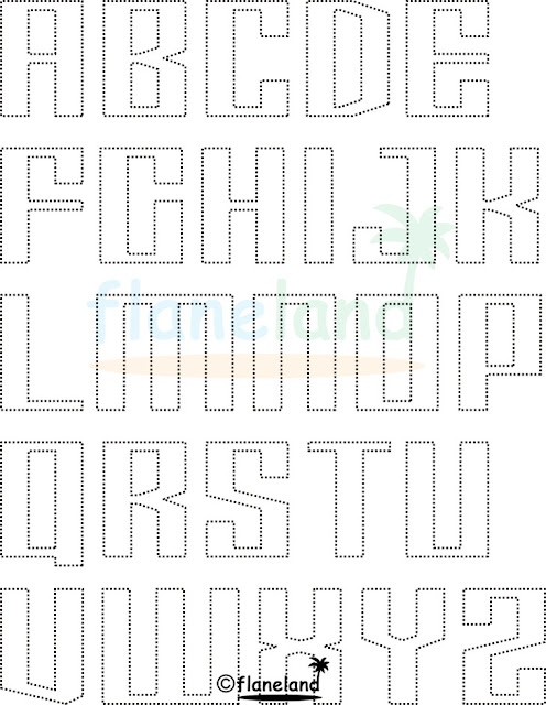 POLA HURUF ALPHABET - Flaneland
