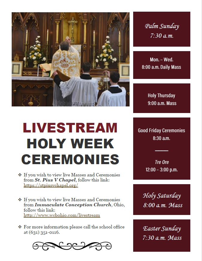 A Catholic Life: Pre-1955 Holy Week Livestreams