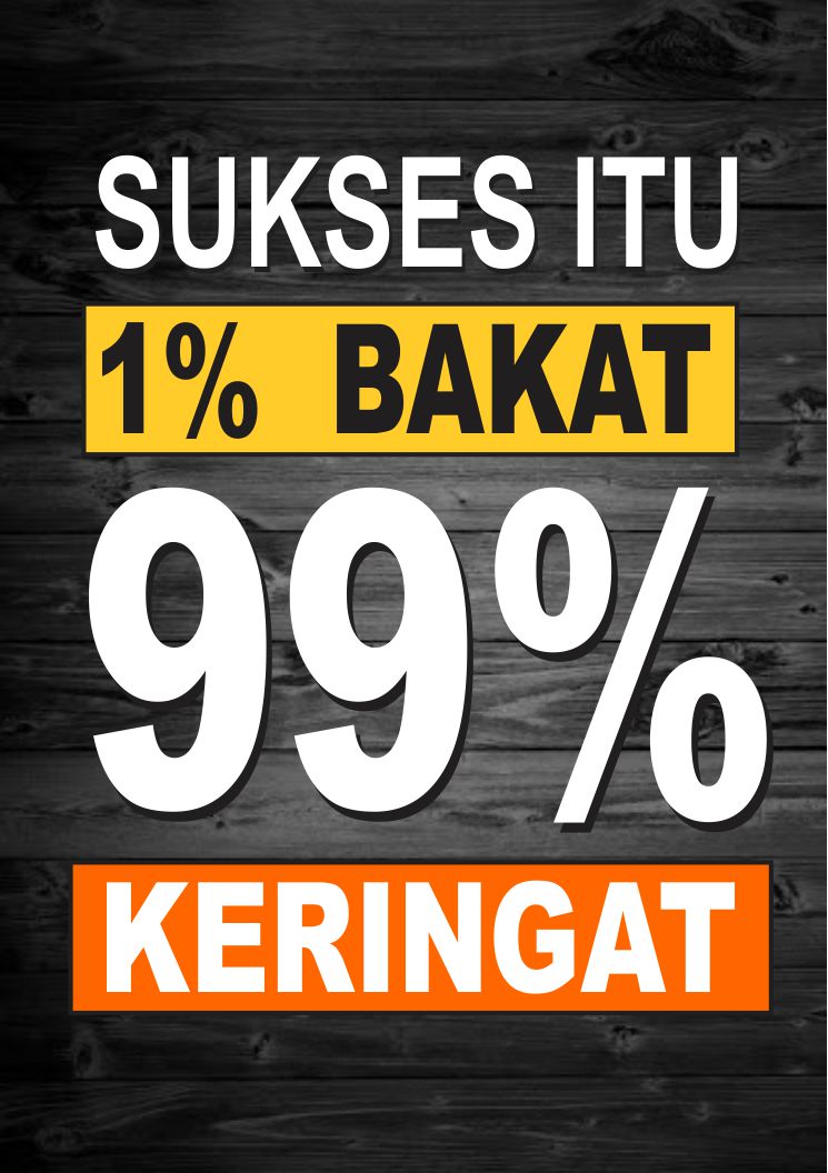 Free Download 5 Desain Poster Motivasi Format CorelDraw - TUTORiduan.com