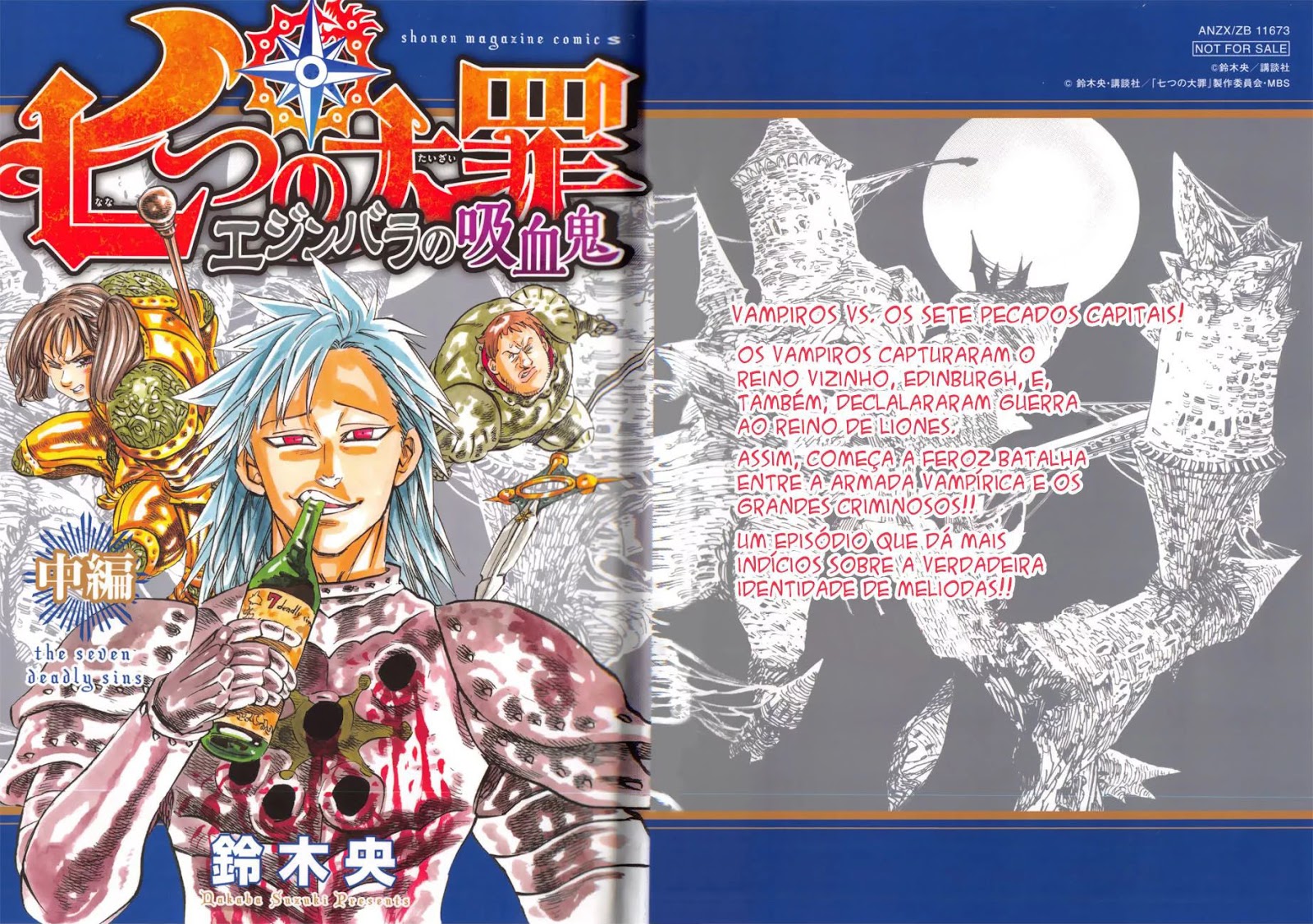 Nanatsu no Taizai Casa do Ban: NNT Saga dos vampiros