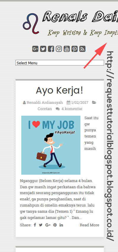 Cara Menyesuaikan Gambar Pada Judul Blog Agar Responsive - Renaldi Tanya — Request Tutorial Blogger