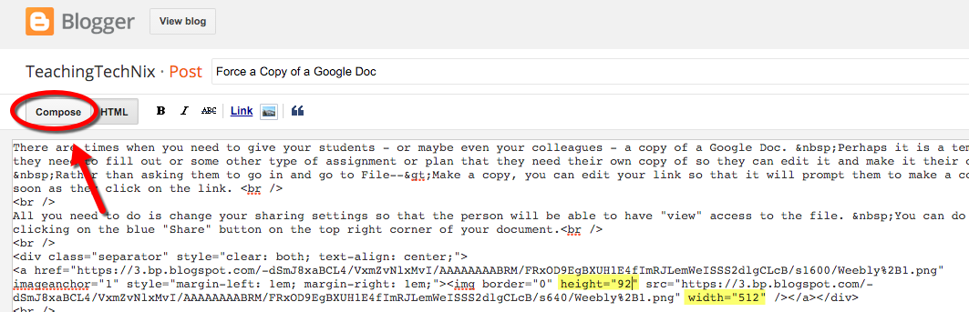 TeachingTechNix: Hack The HTML Code to Resize Images