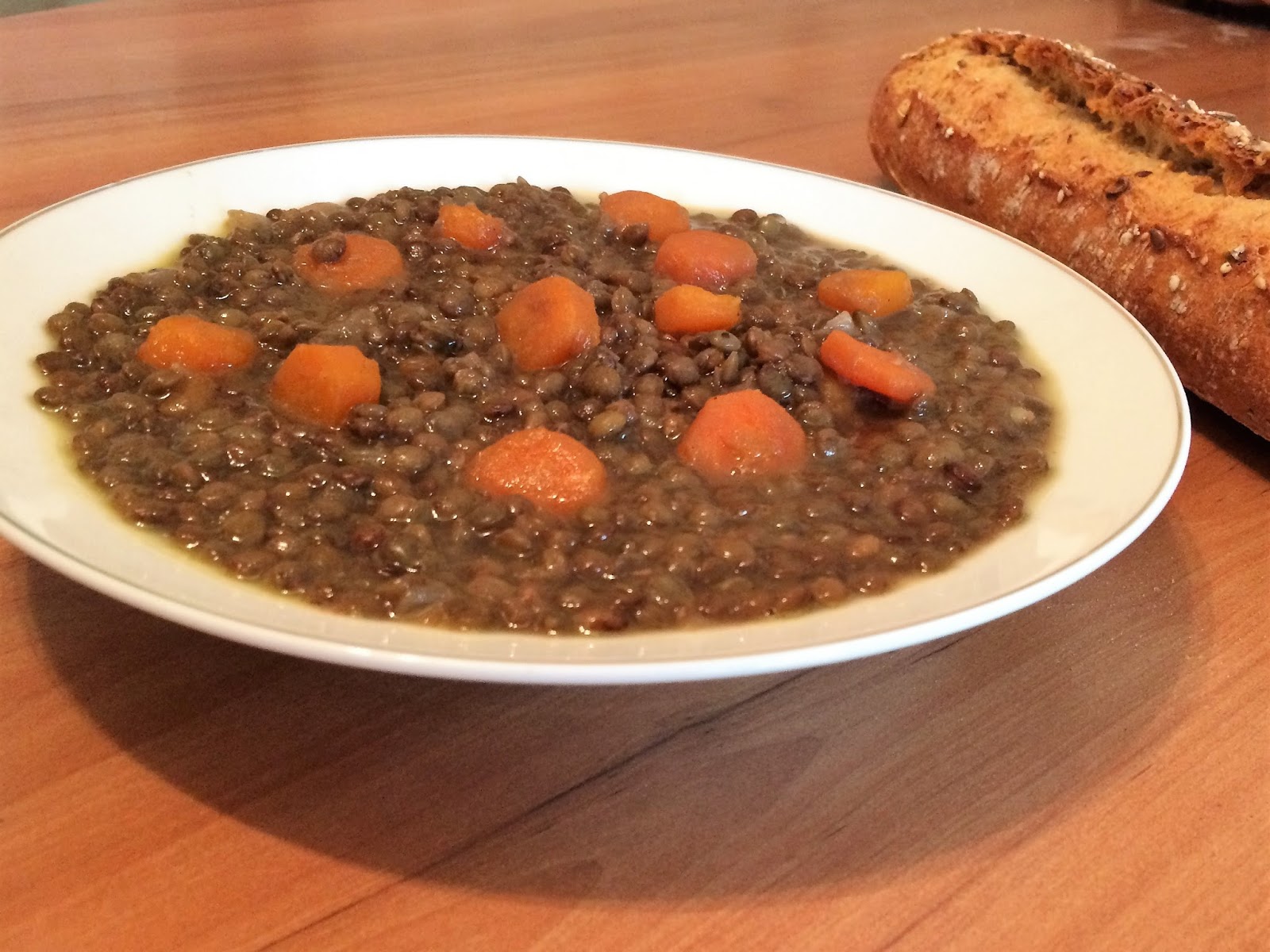Mes Recettes Rapides: Lentilles Vertes aux Carottes