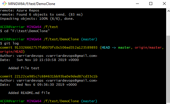 DevOpsMaster: How to clone Azure DevOps Git Repo using Git Command Line ...