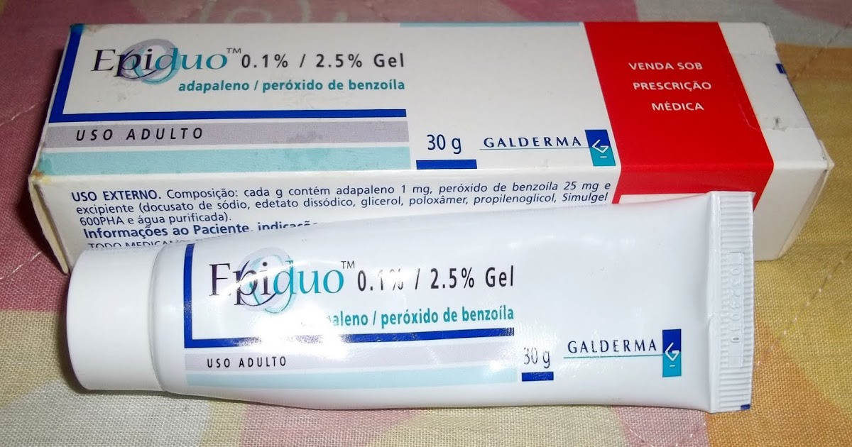 Levemente Adocicado: Acne, Epiduo & Anticoncepcional