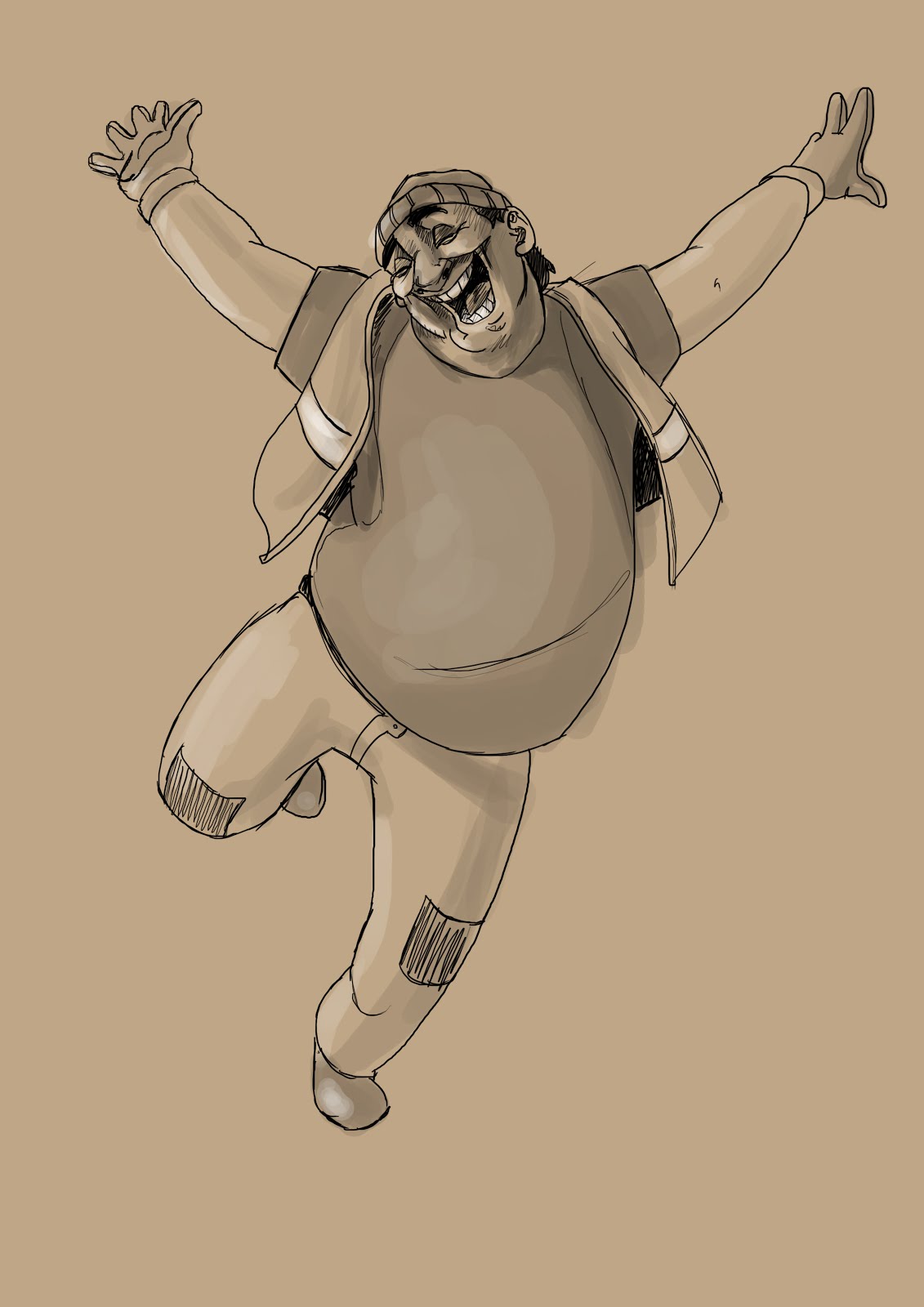 Andy Fossey Character Design and Illustration: Jubilant Binman