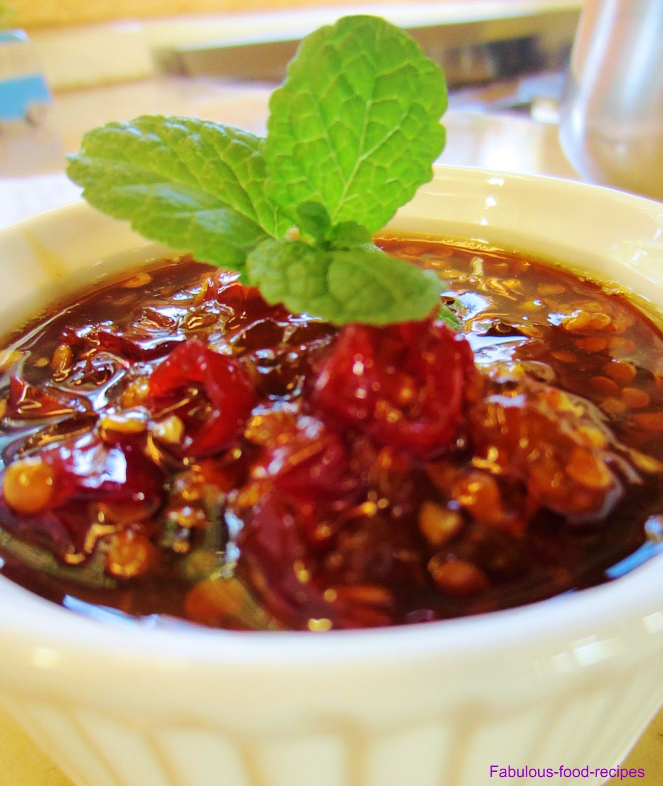 Fabulous Food Recipes: Chilli Tamarillo Jam