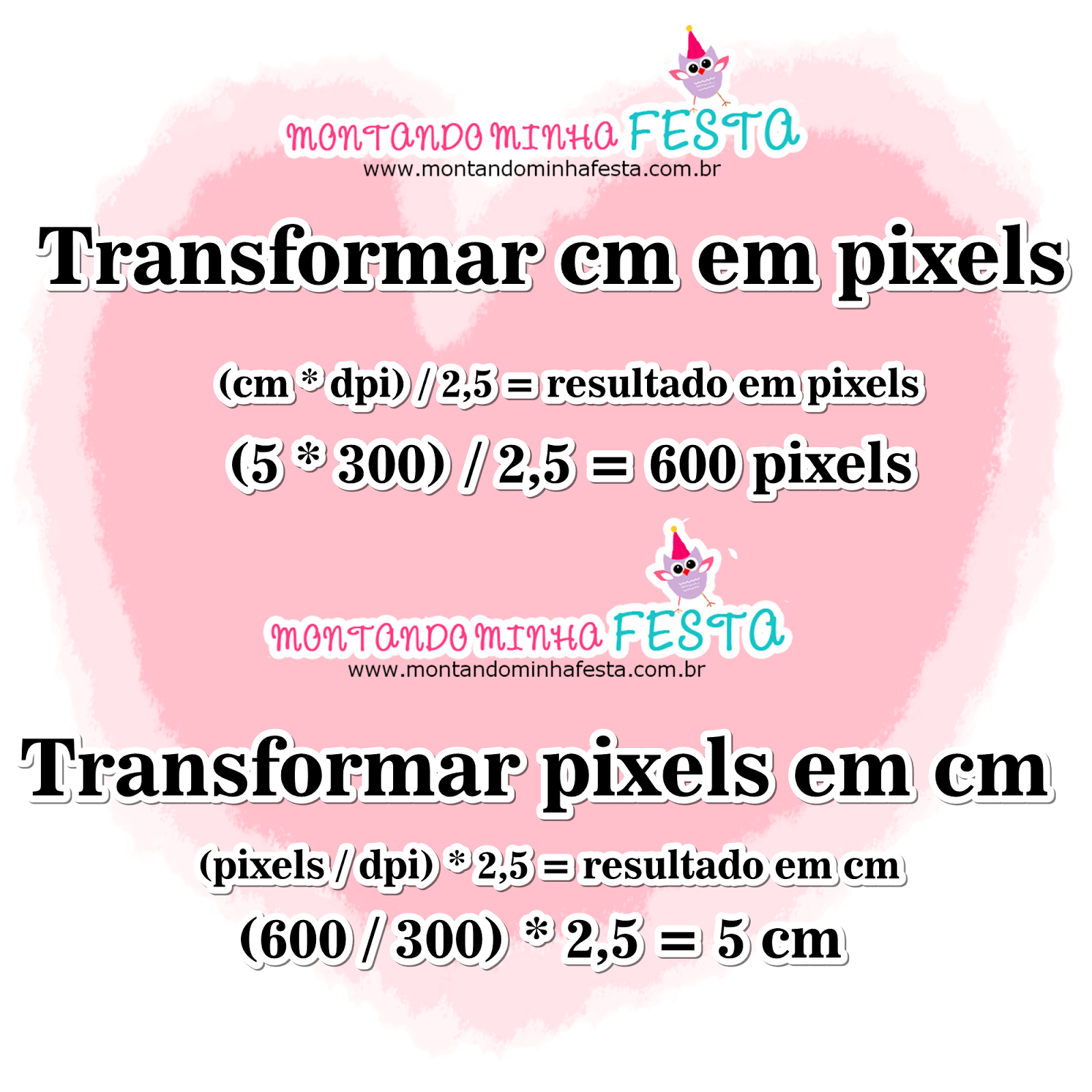 Convers o Pixels Para Cm ENSINO