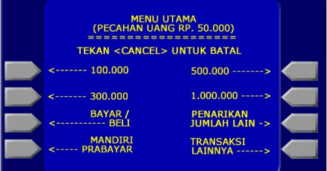 Cara Bayar Tagihan Pasca Bayar Indosat Via ATM Mandiri | Cara Banking