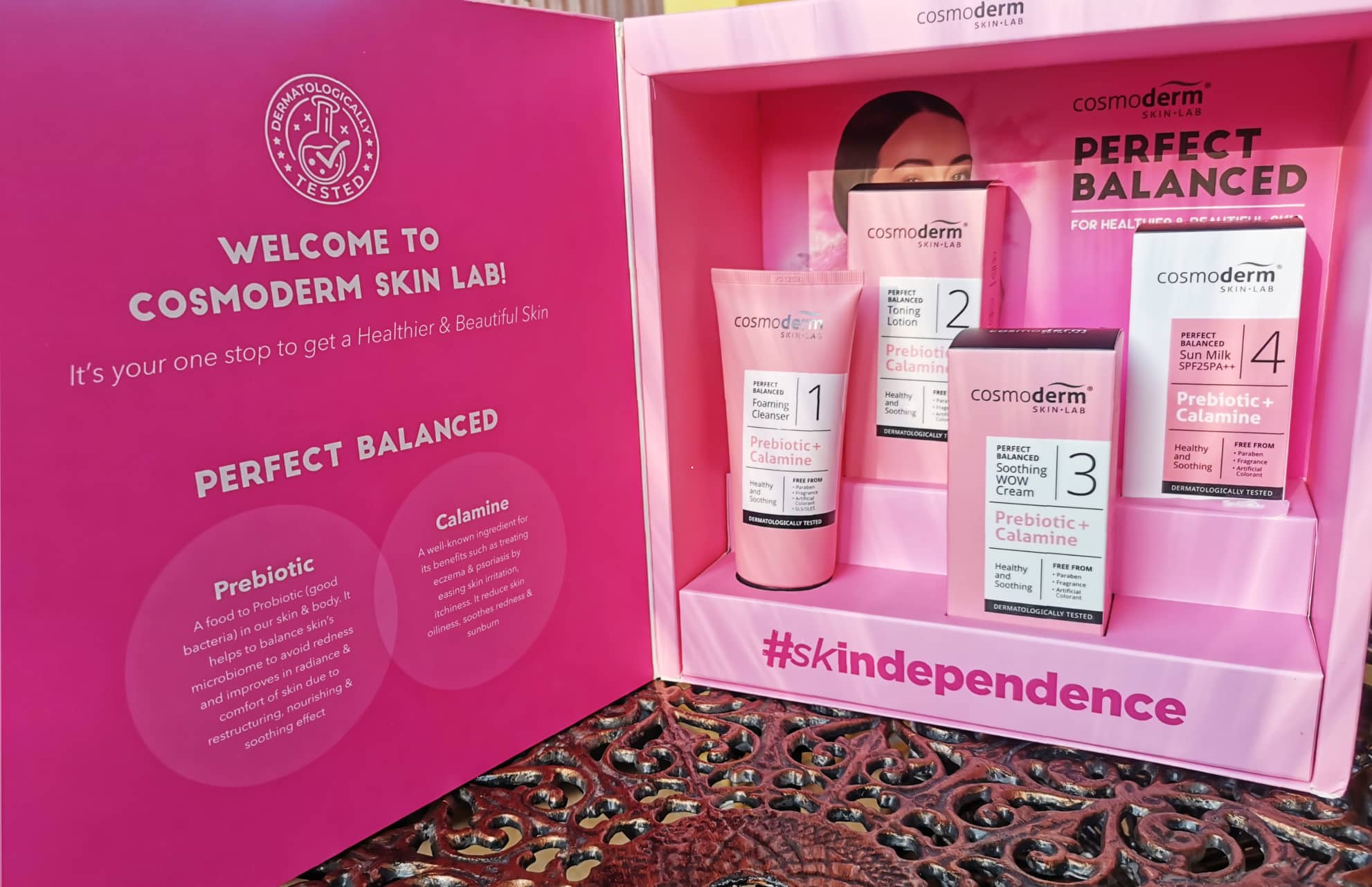 Produk Baharu Cosmoderm Perfect Balanced Dengan Prebiotic & Calamine