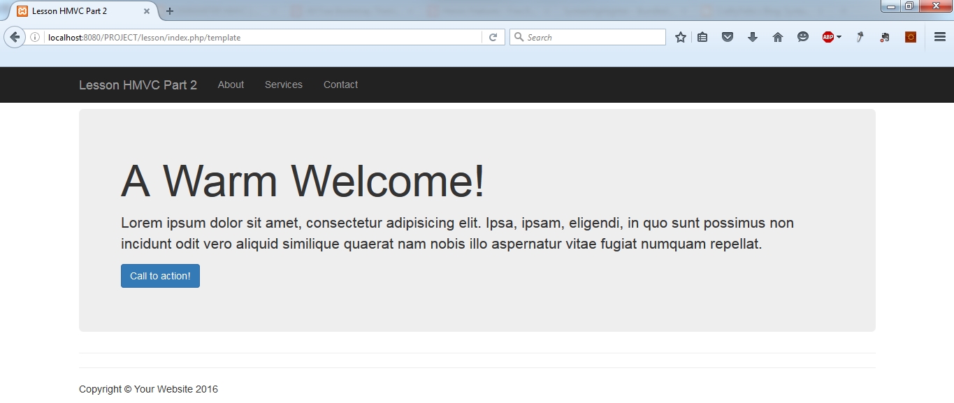Codeigniter Hmvc Membuat Template Dengan Bootstrap Catatan Kecilku