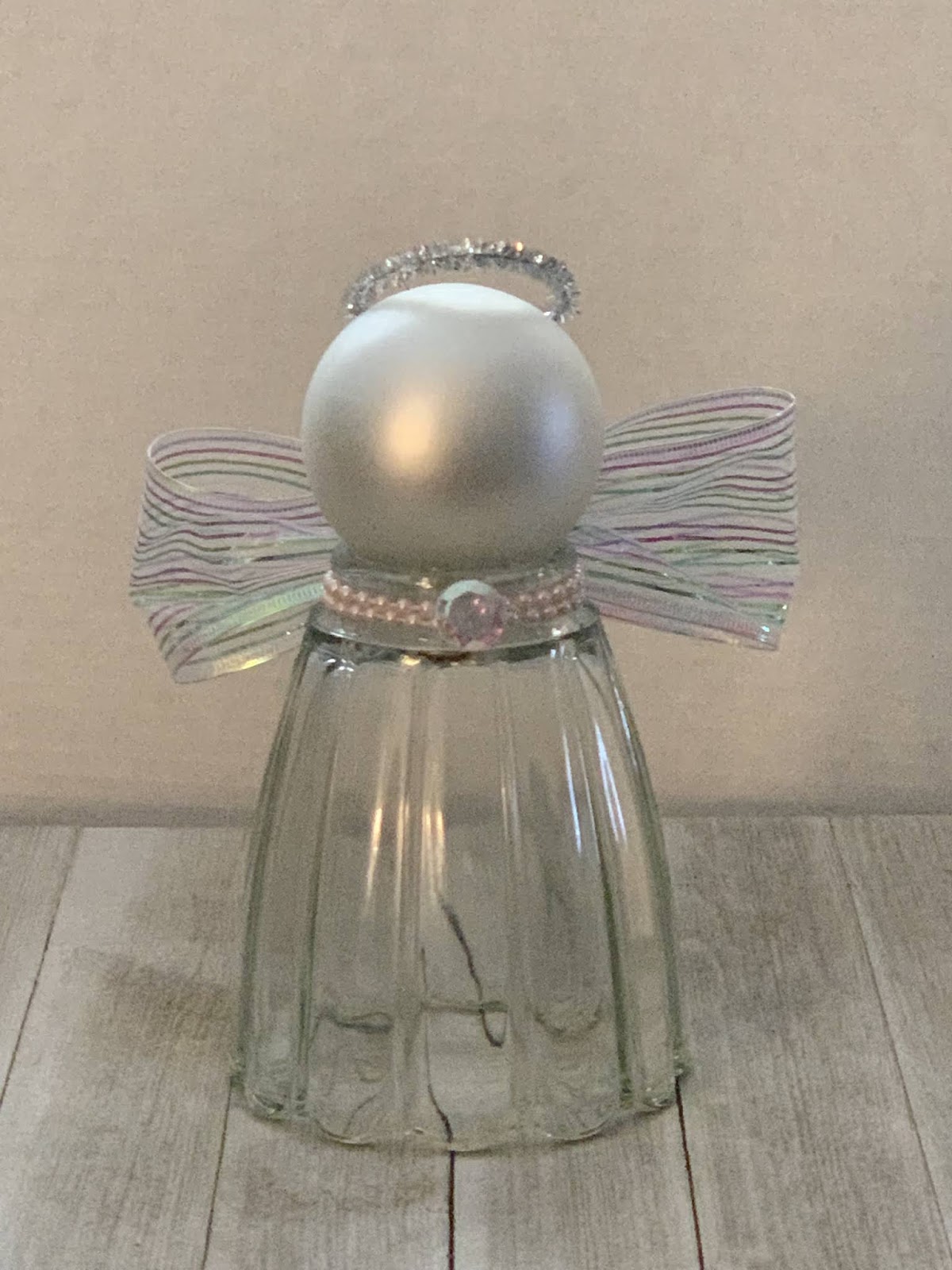 LilacsNDreams: Glass Angel Home Decor Repurposed Upcycled Restyled Handmade