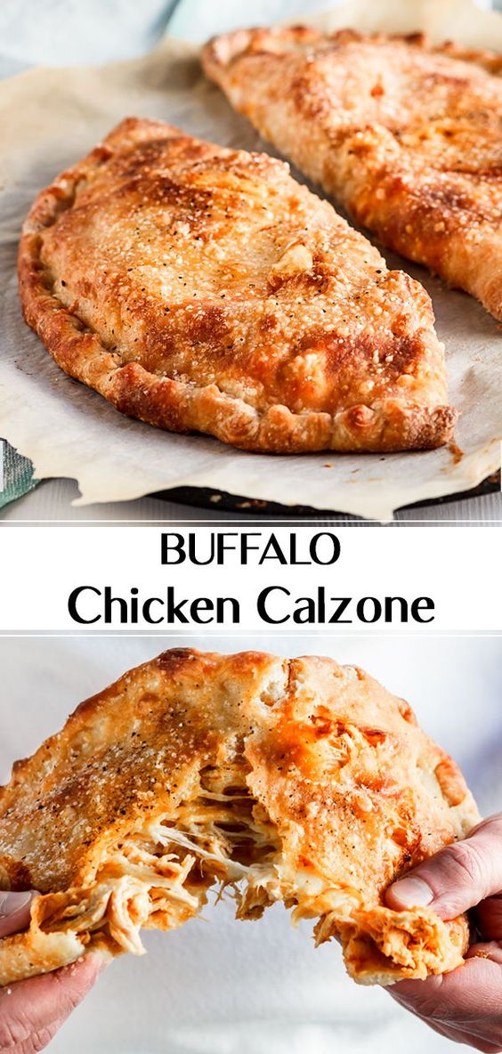How To Make The Best Buffalo Rotisserie Chicken Calzone - Ideas For Cooking