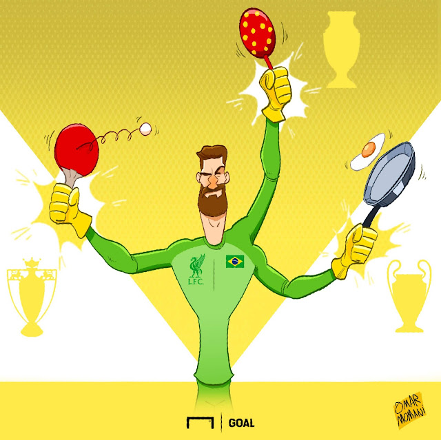 Omar Momani cartoons: Alisson Becker