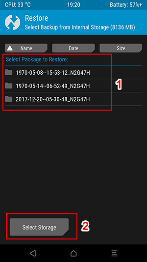 TWRP (Team Win Recovery Project)