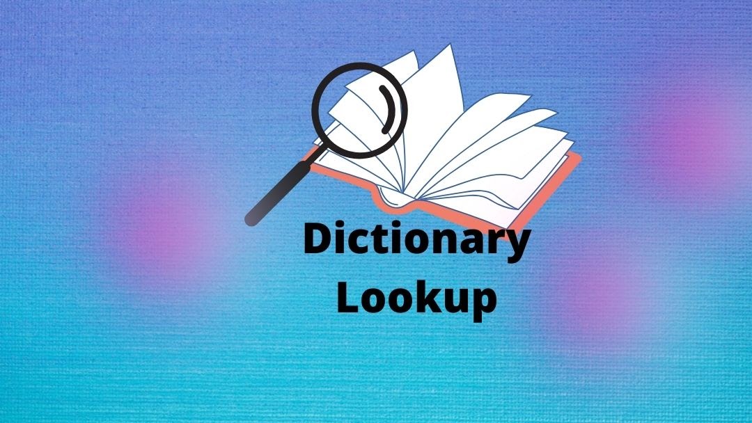 Python - How to Lookup Dictionary by Key