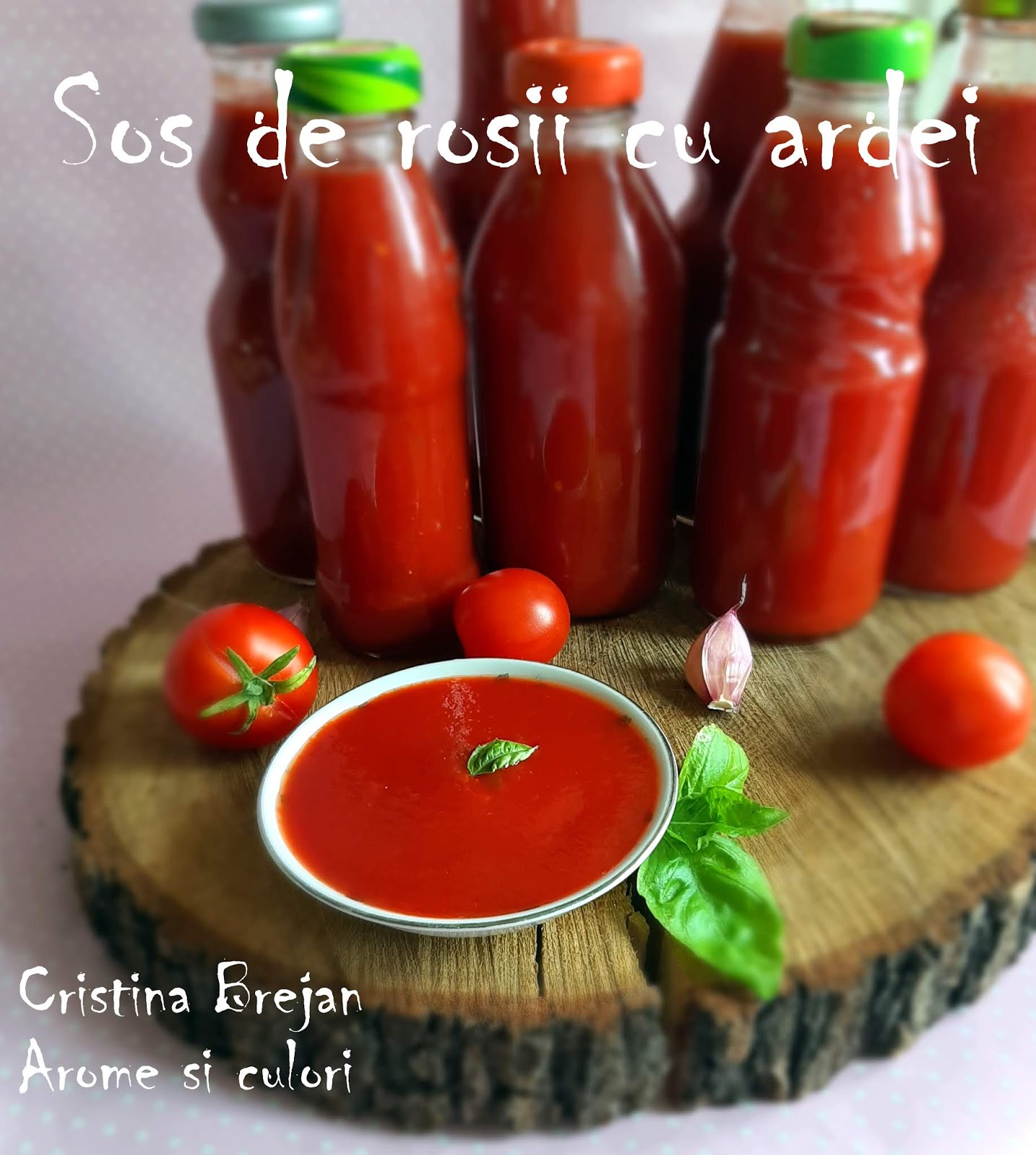 Arome si culori : Sos de rosii cu ardei