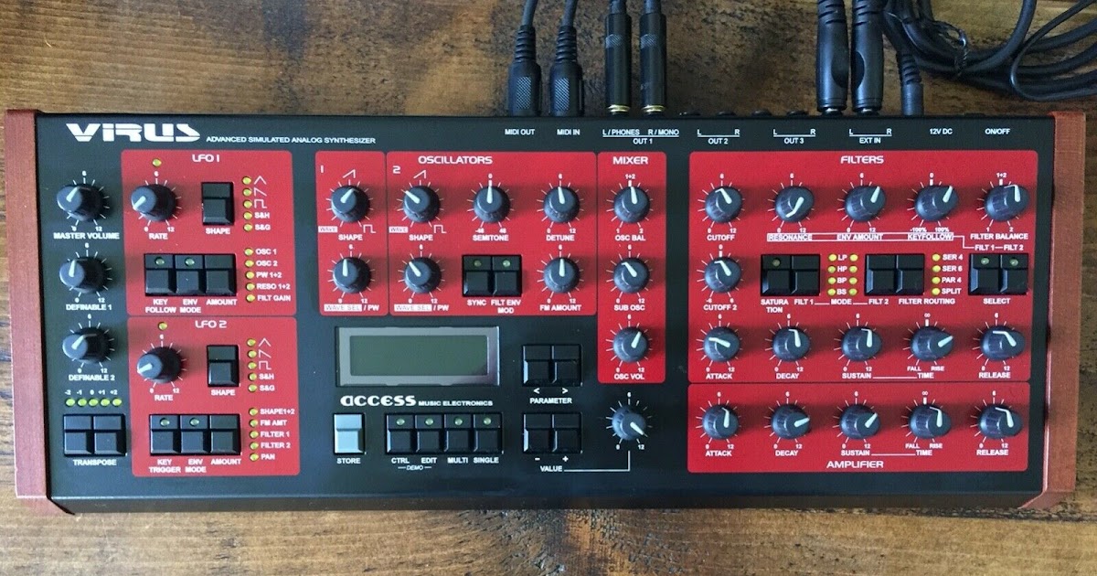 MATRIXSYNTH: Access Virus A - virtual analogue desktop synth-module