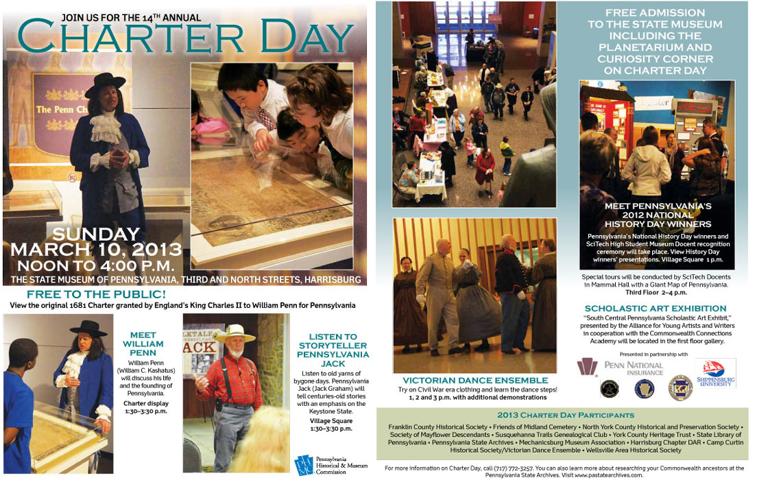 Trailheads: Charter Day - March 10, 2013