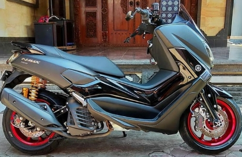 Modifikasi Nmax Hitam, Putih dan Abu Abu Terbaru 2020 - Dudungmaman07