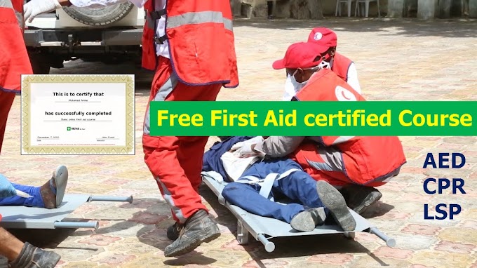Free First Aid certified course