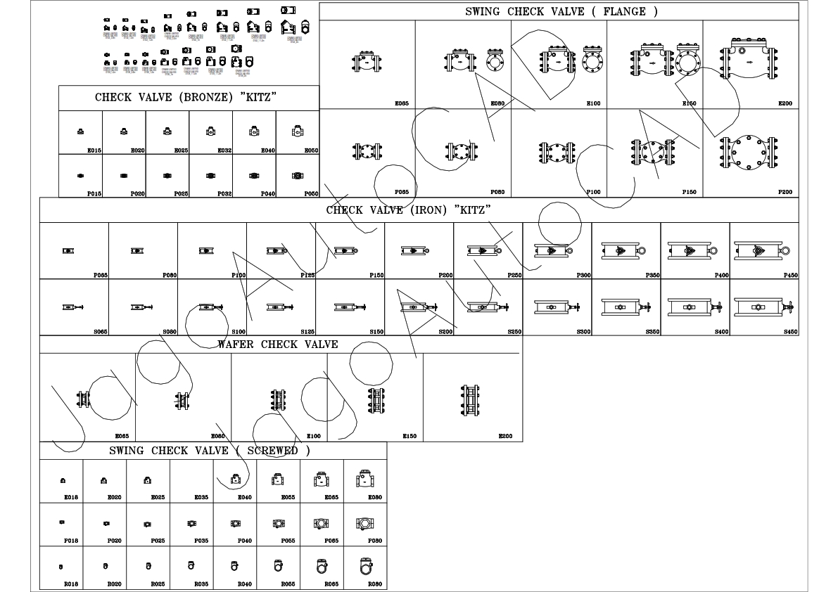 Download Check Valve DWG AutoCAD Free
