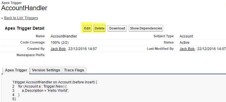 SimplySfdc.com: Salesforce: deactivate Trigger in Production SimplySfdc.com: Salesforce: deactivate Trigger in Production