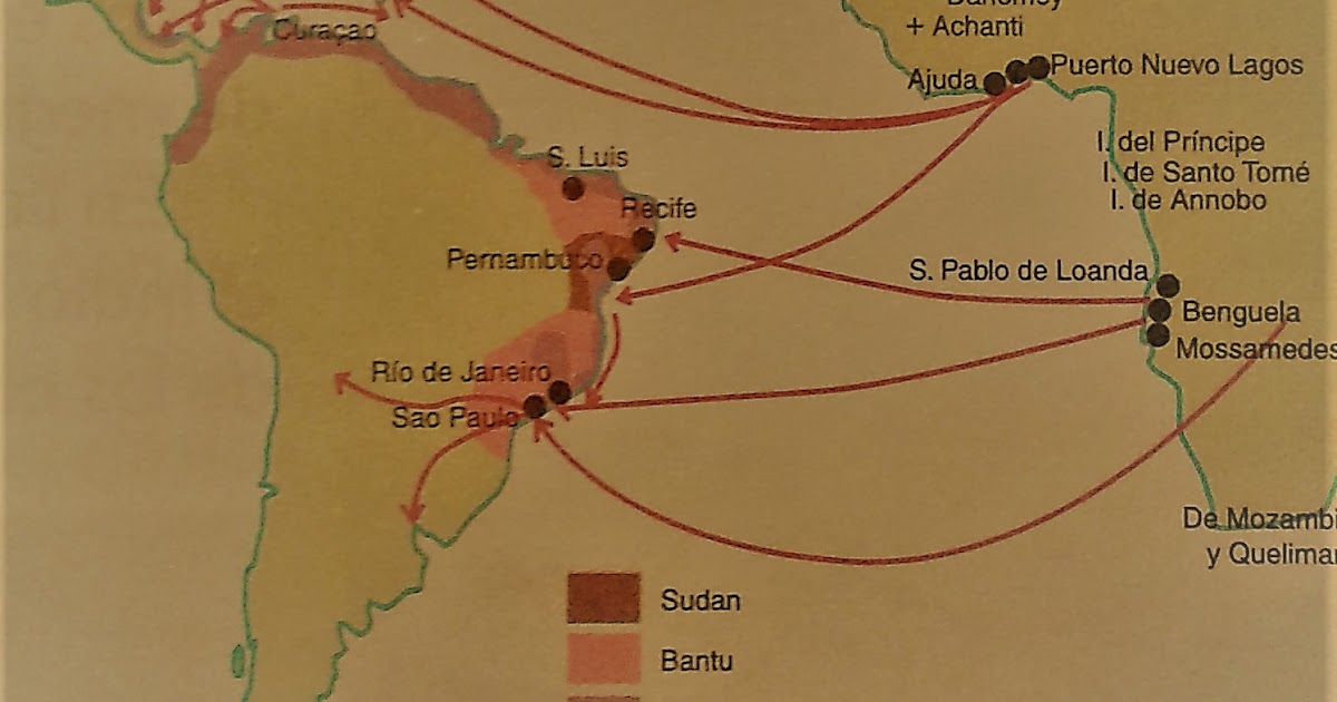 historia2-20: 2°3 El tráfico de esclavos africanos en América