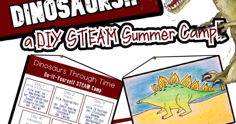 DIY STEAM Summer Camp: Dinosaurs Through Time! | Turtle Trails Publishing