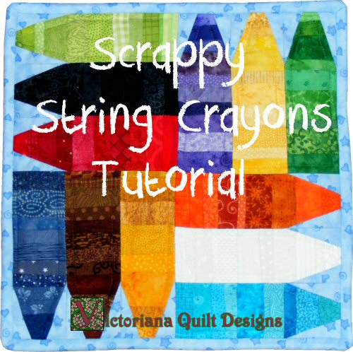 Benita Skinner's Creative Space: Scrappy String Crayons Tutorial