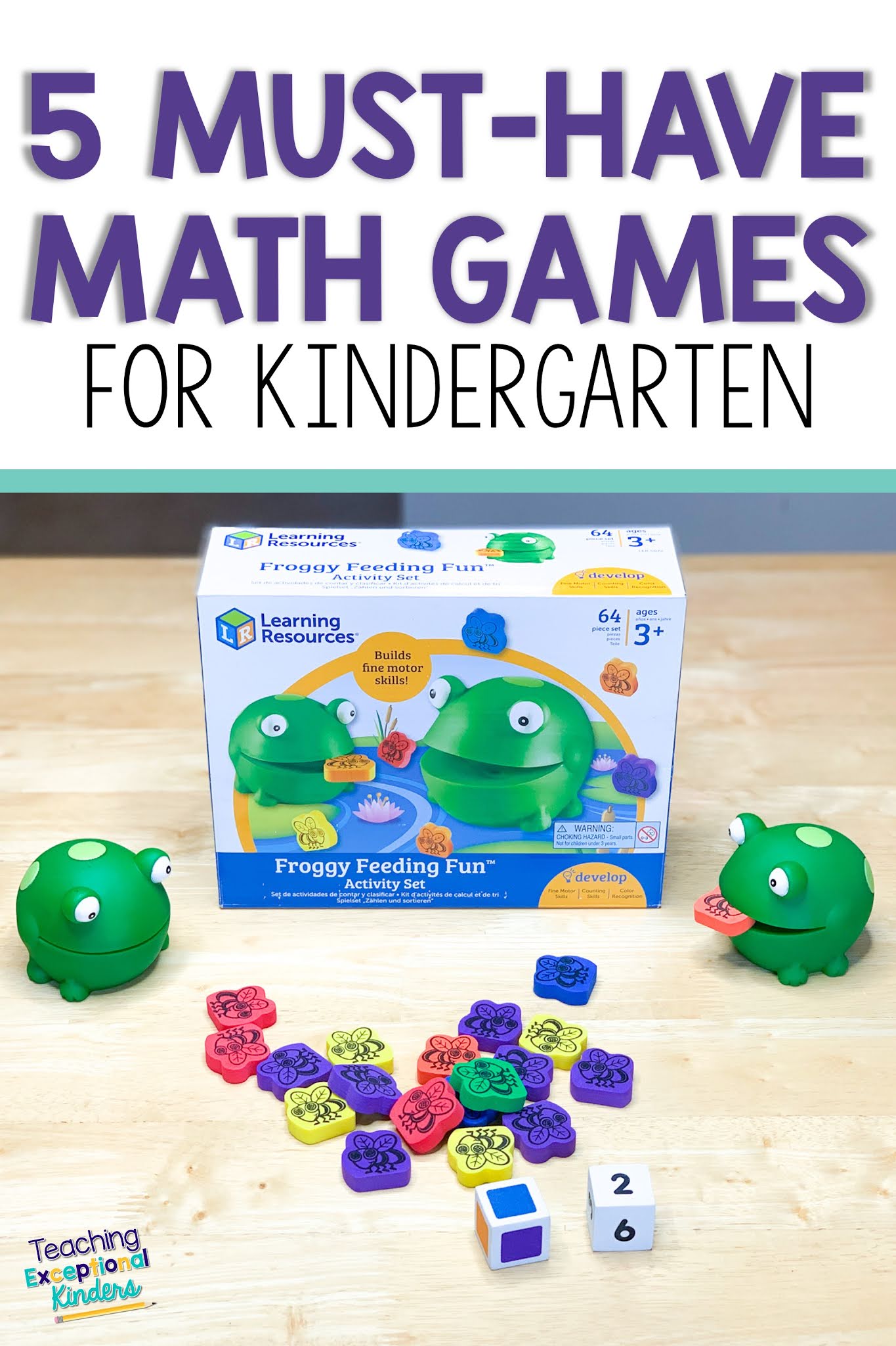 5 Must Have Math Games For Kindergarten Teachers Teaching Exceptional