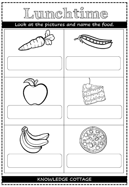 Topic 4 : Lunchtime Worksheets (Part 1)