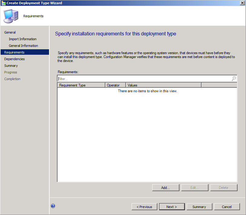 SCCM 2012: How to Create Deployment Type for Applications in SCCM