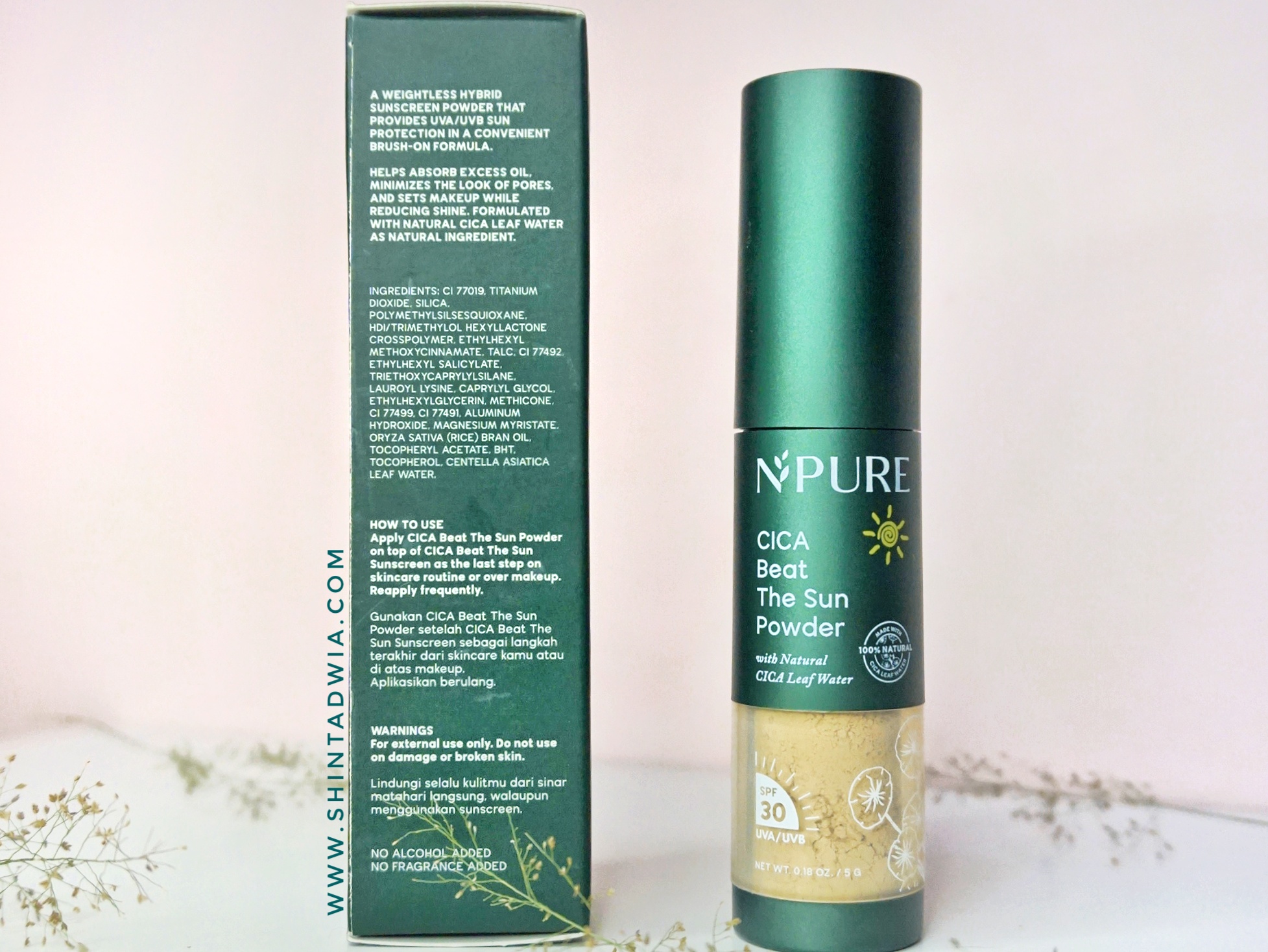 Every post has its own story: Review N'PURE Cica Beat The Sun Powder