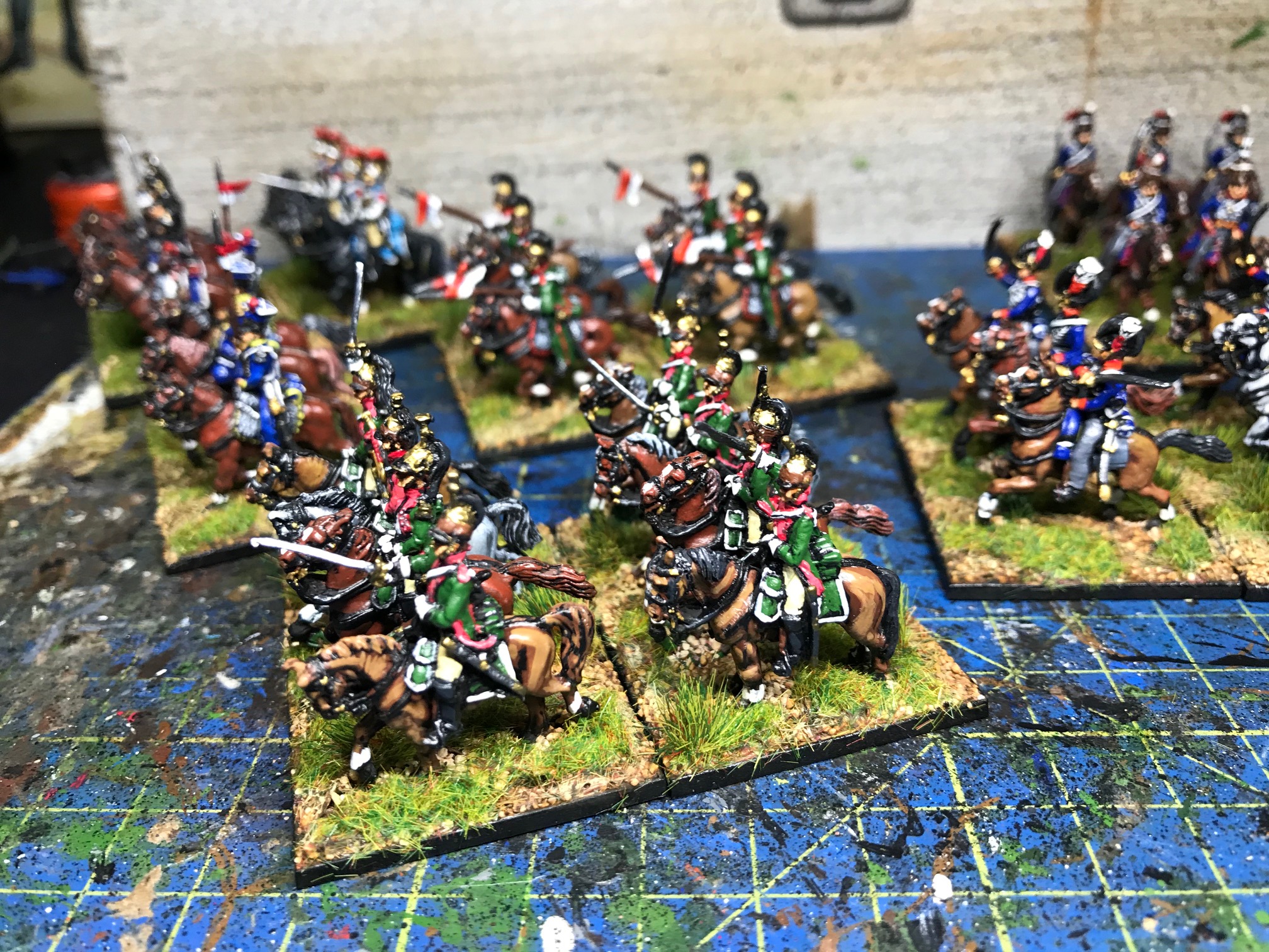 A figure painting therapy project.: AB 18mm cavalry review & AB/Blue ...